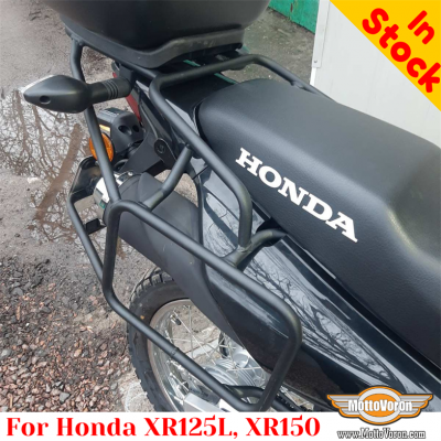 Honda XR150L / XR125 pannier rack, luggage rack system for bags. Price ...