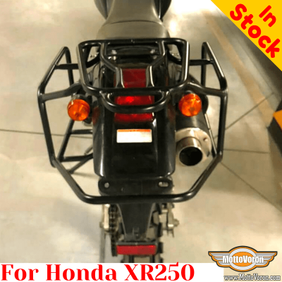 Honda XR250 pannier rack, luggage rack system for bags or aluminum ...