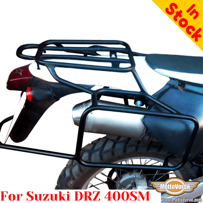 Suzuki DRZ400SM luggage rack system (reinforced) for bags or aluminum ...