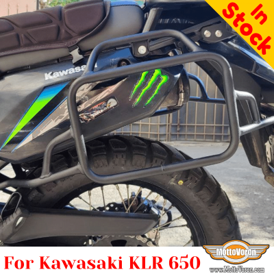 Kawasaki KLR650 (1987-2018) pannier rack, side carrier for bags. Price ...