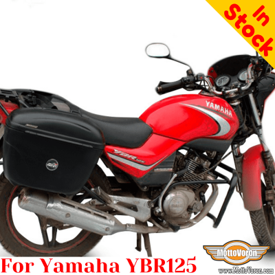 Yamaha YBR125 pannier rack, luggage rack system for Givi / Kappa ...