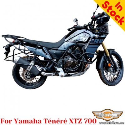 Yamaha Tenere 700 XTZ700 pannier rack, luggage rack system with side ...