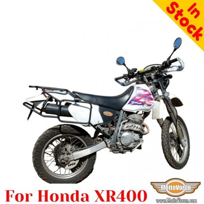 Honda XR400 pannier rack, luggage rack system for Givi / Kappa Monokey ...