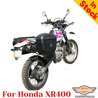 Honda XR400 pannier rack, luggage rack system for Givi / Kappa Monokey ...